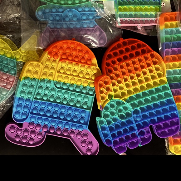 Toys | Among Us Imposter Large Sensory Toy Pop It Fidget Toys | Poshmark